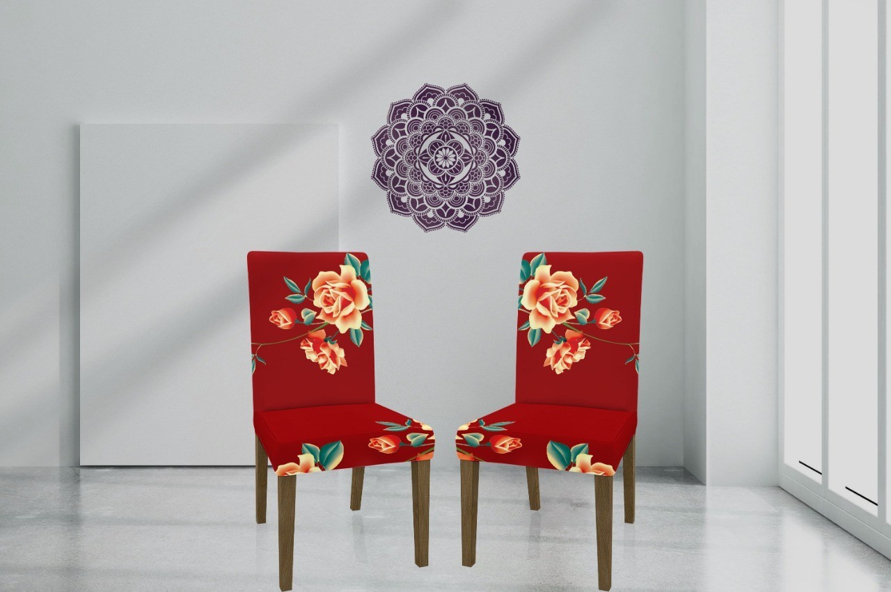 Vibrant China Print Chair Covers.